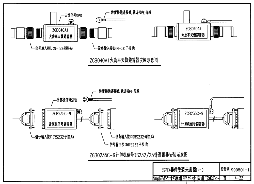 99D501-1、99(03)D501-1：建筑物防雷设施安装(含2003年局部修改版) - 国家建筑标准设计网